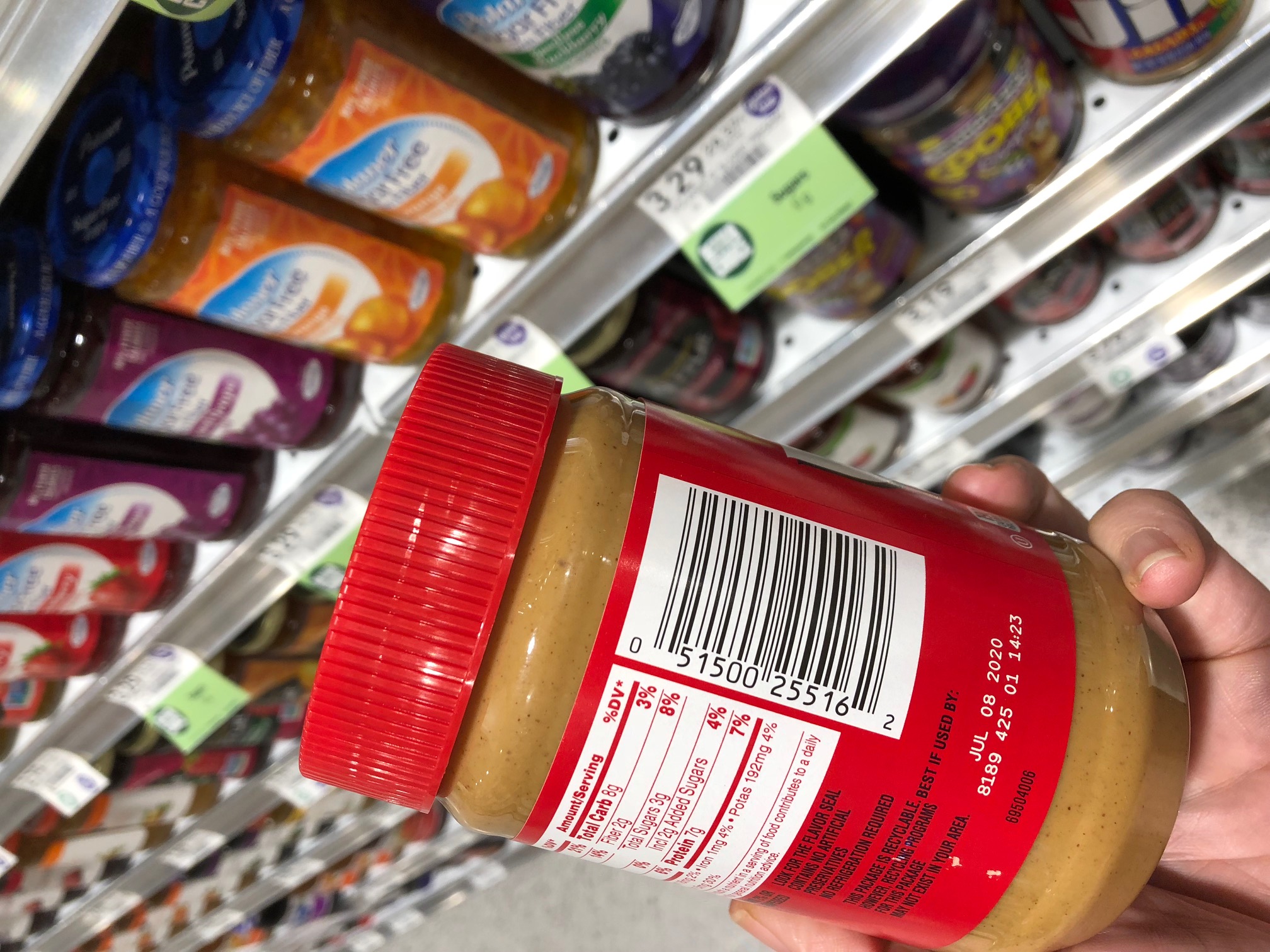 PB label grocery store | Living Well in the Panhandle