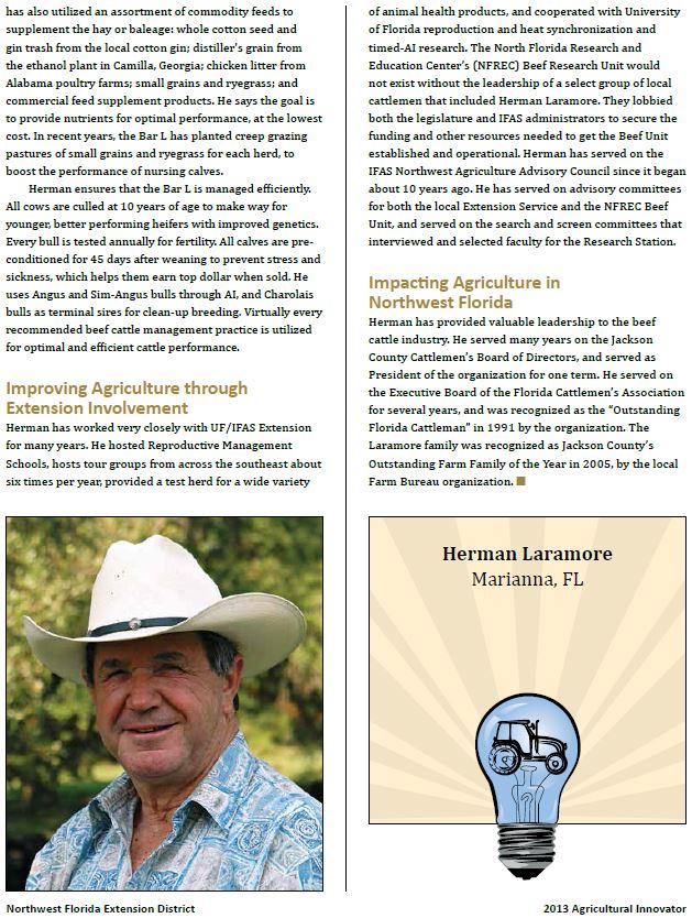 Agricultural Innovator: Jackson County | Panhandle Agriculture