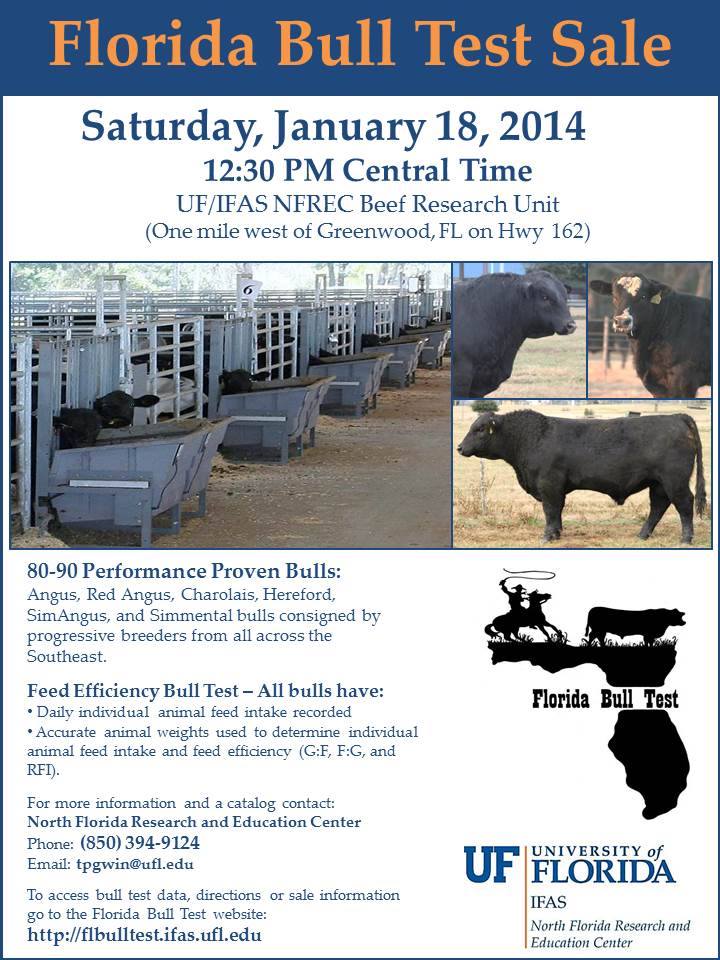 2014 FL Bull Test Sale Ad | Panhandle Agriculture