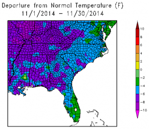 November 2014 Panhandle Weather Summary | Panhandle Agriculture
