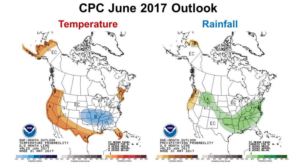 May 2017 Weather Summary & June Outlook | Panhandle Agriculture