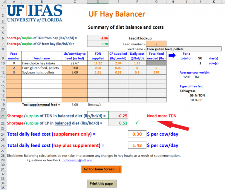 Introducing the New UF Hay Balancer Decision-Aid for Cattle Ranchers ...