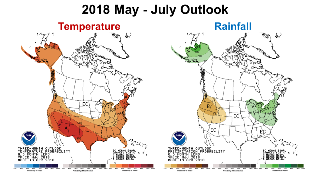 April 18 Weather Summary and Three Month Outlook | Panhandle Agriculture