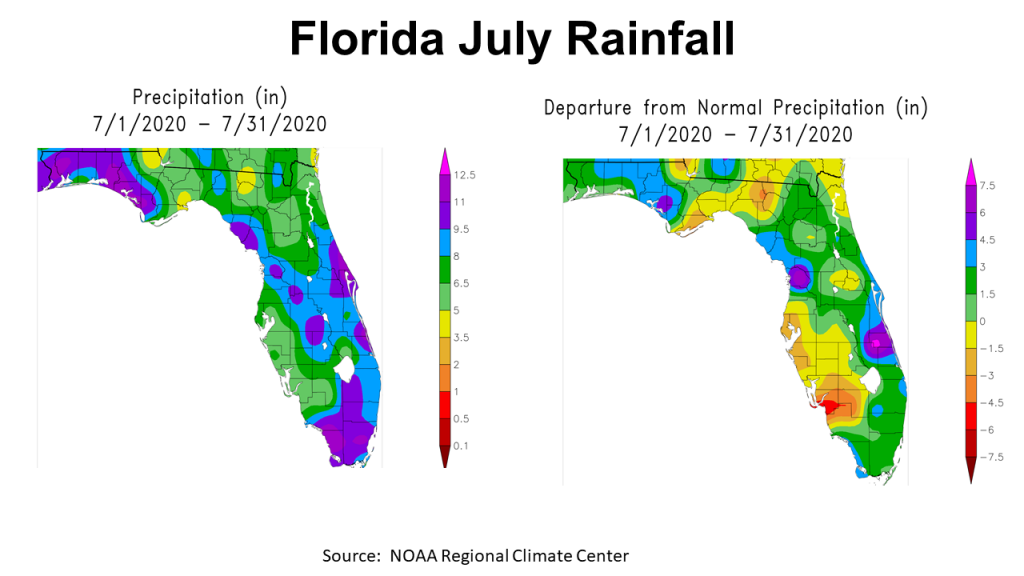 July 2020 Weather Summary and August Outlook | Panhandle Agriculture