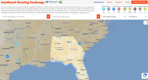 Southeast Grazing Exchange Website: A New Tool to Connect Livestock ...